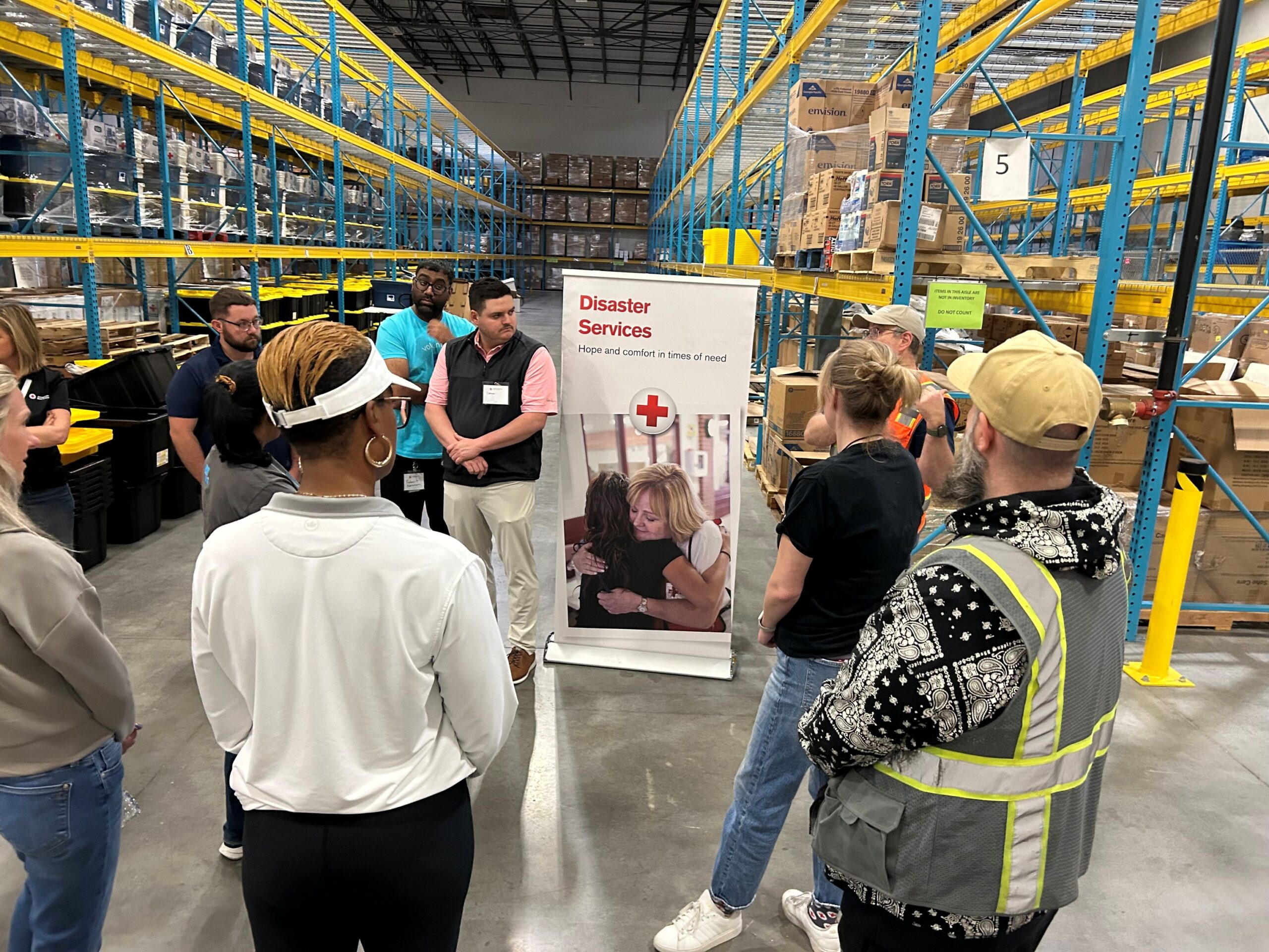 Red Cross Welcome Home Kits with LRE Volunteers